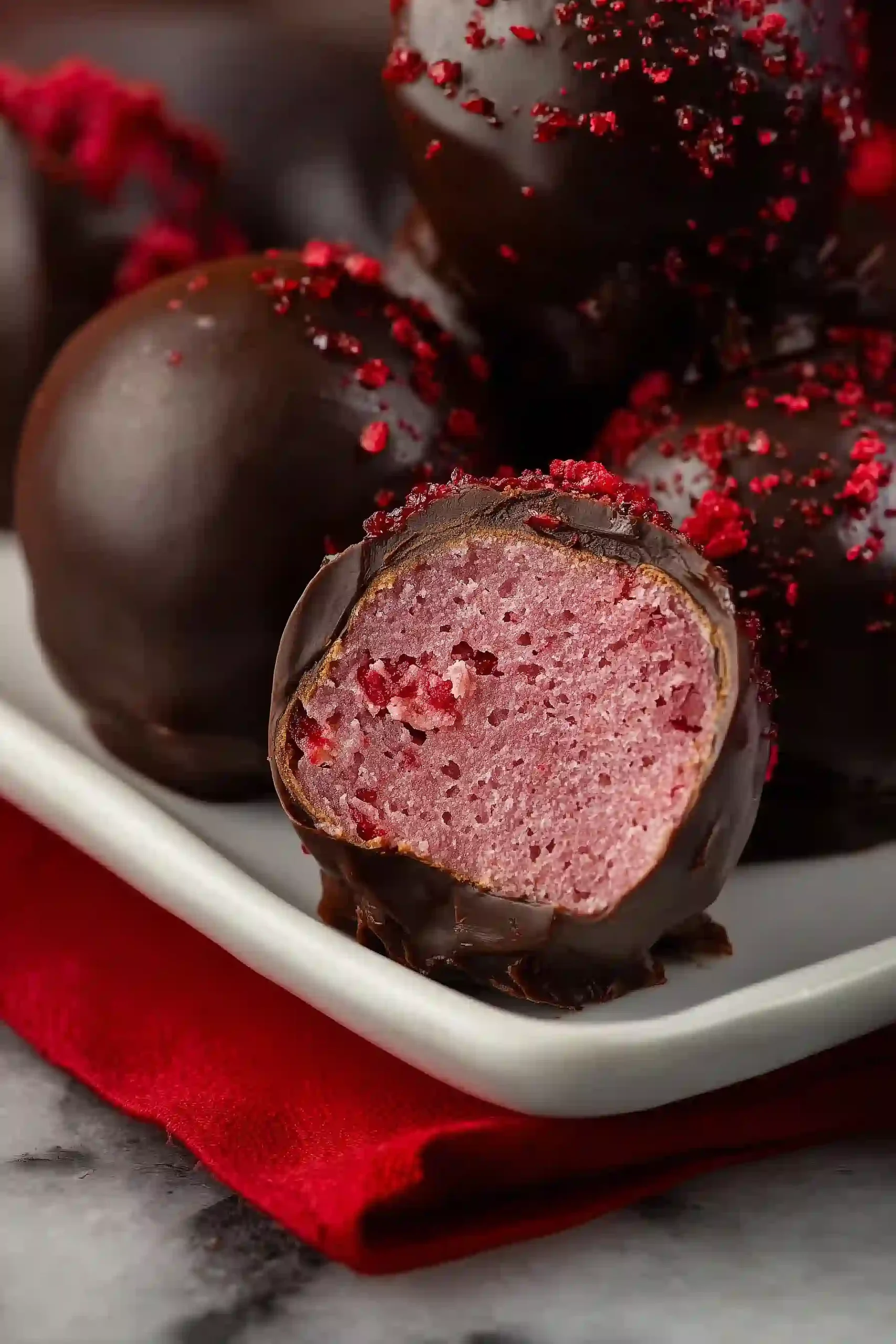 Irresistible Chocolate Raspberry Truffles