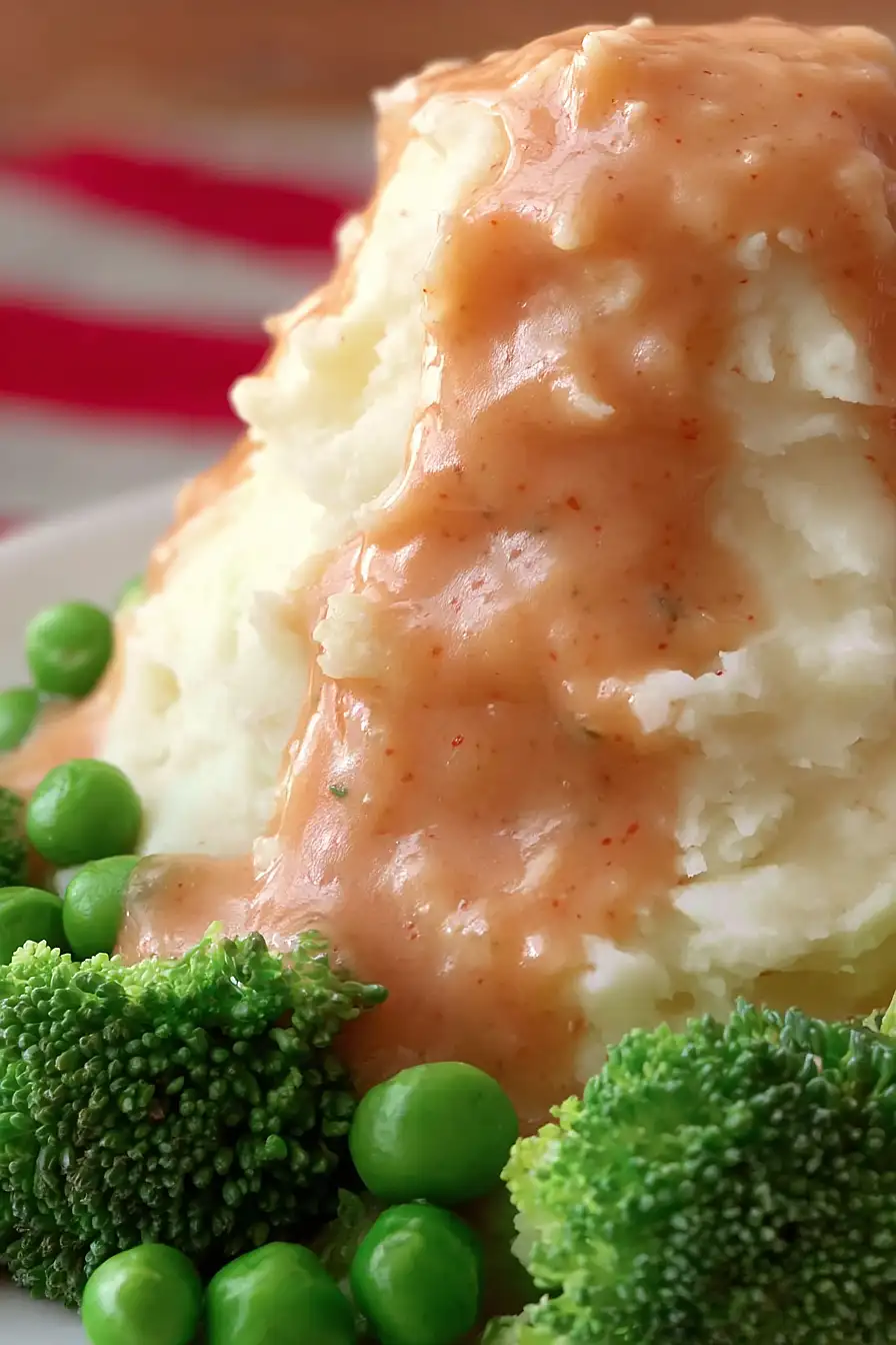 Plant-Based Mashed Potatoes Volcano