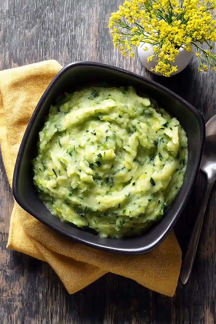 Homemade Zucchini Mashed Potatoes