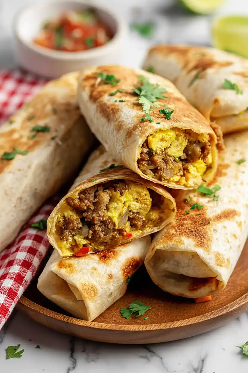 Mouthwatering Ground Turkey Breakfast Burritos