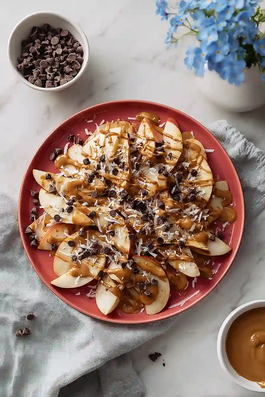 Yummy Apple Nachos for Kids