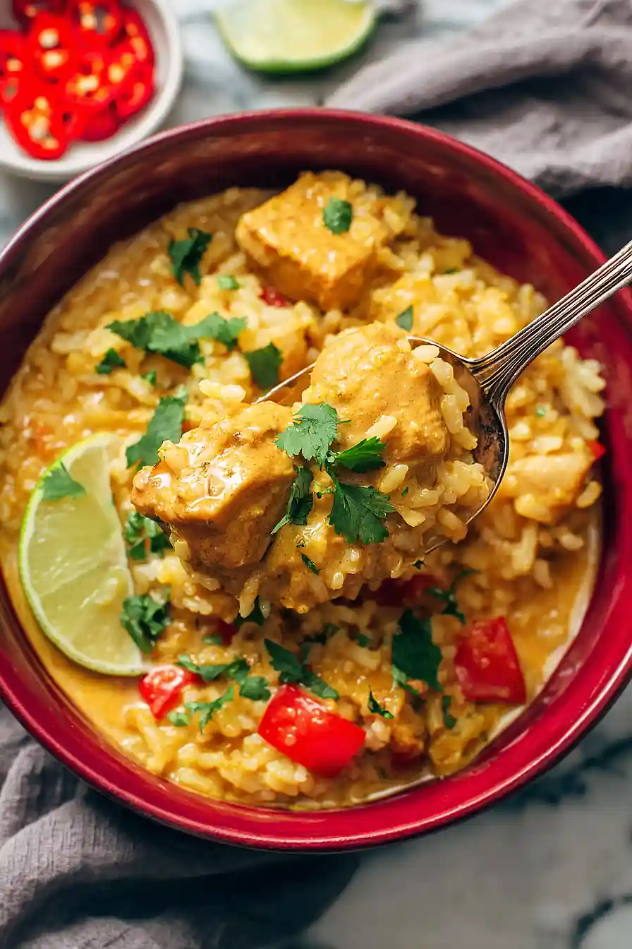 Classic Curry Chicken and Rice