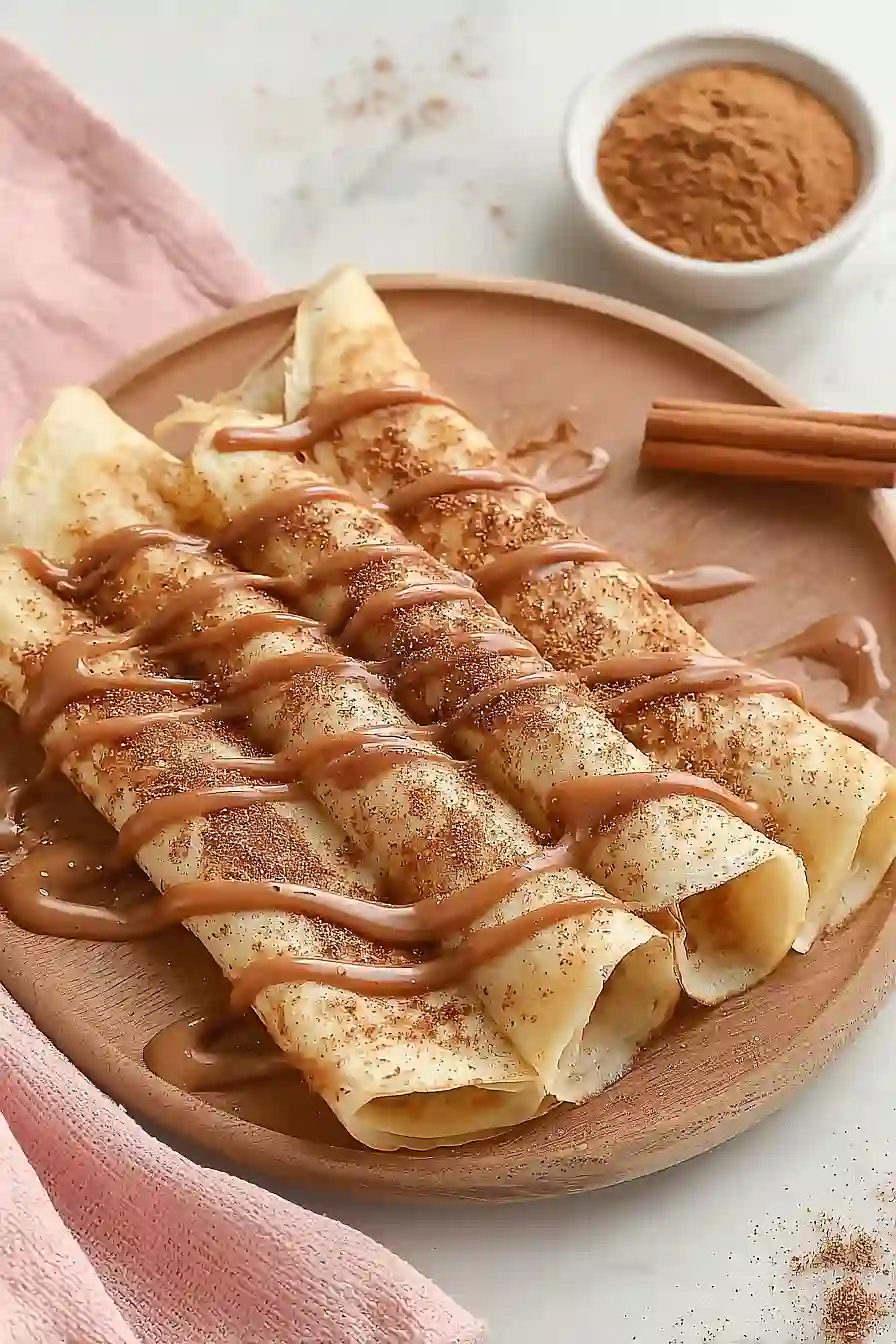 Fluffy High Protein Cinnamon Crepes