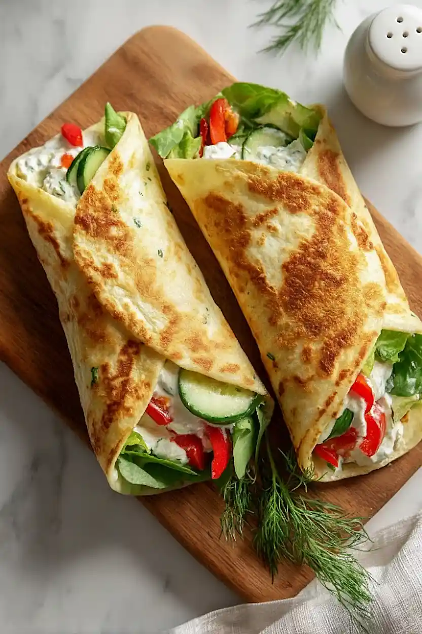 Irresistible Cottage Cheese Wraps