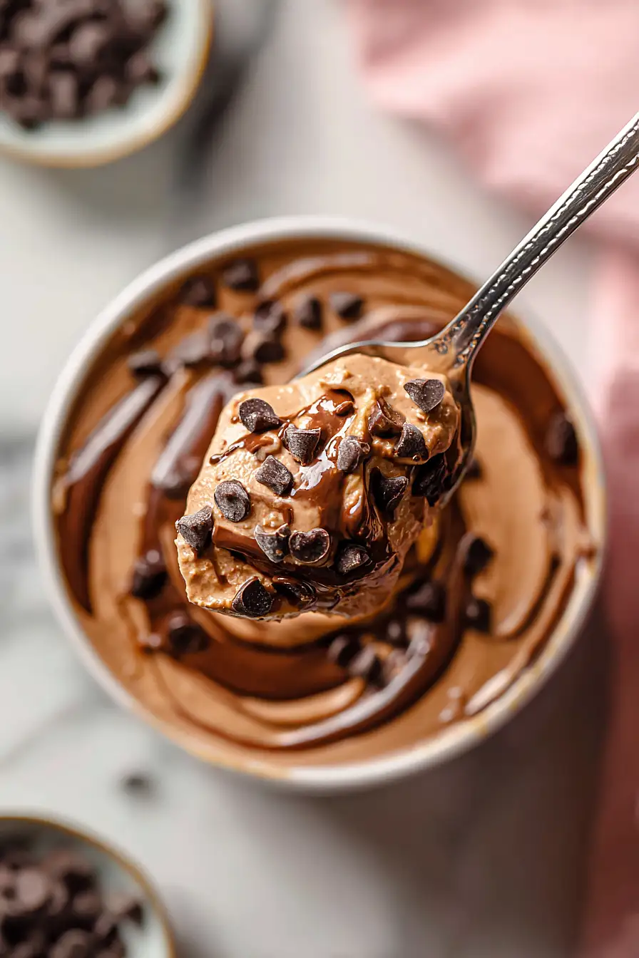 Easy Cottage Cheese Chocolate Mousse