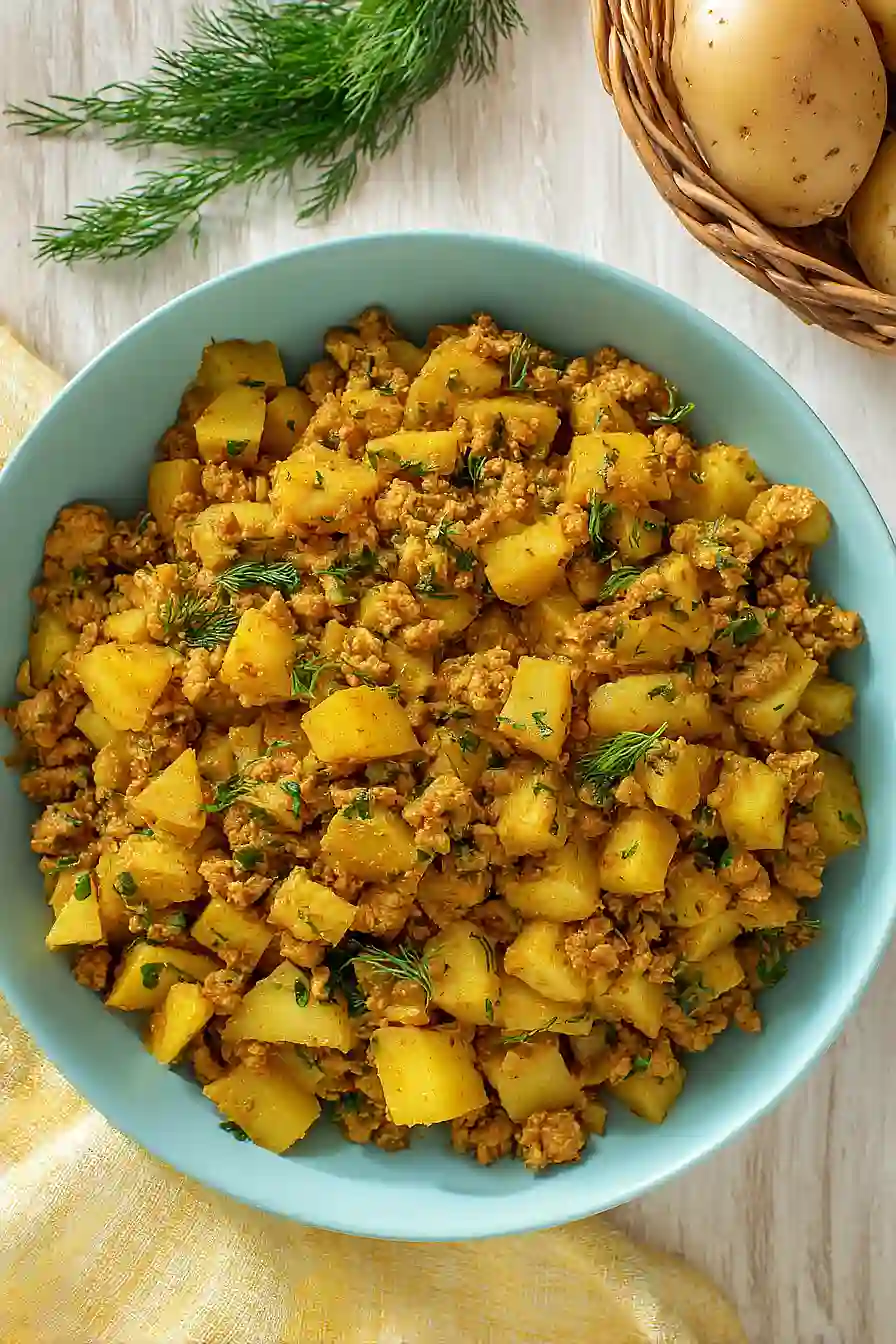 Tender Instant Pot Ground Turkey with Potatoes