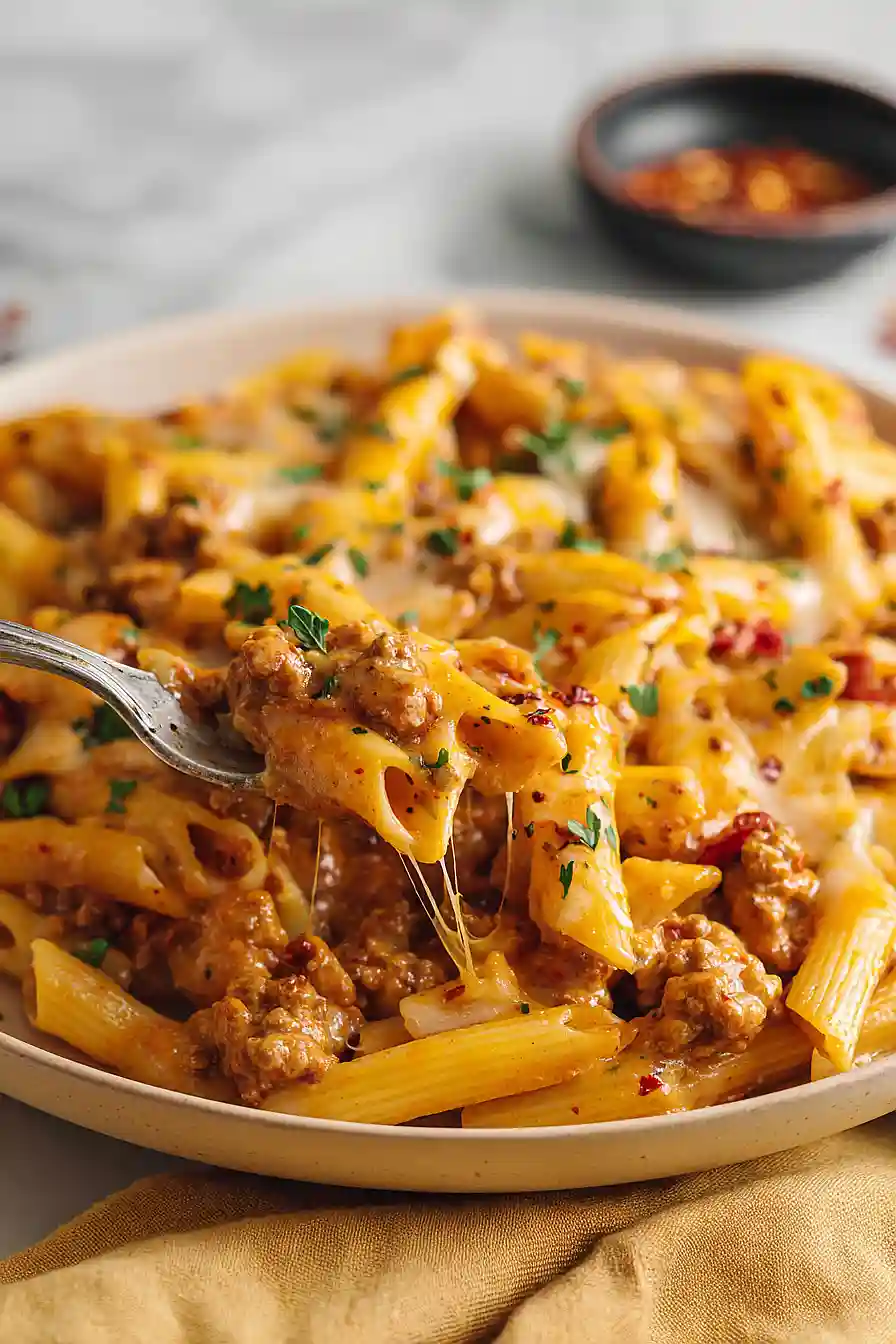 Rich Ground Turkey Pasta