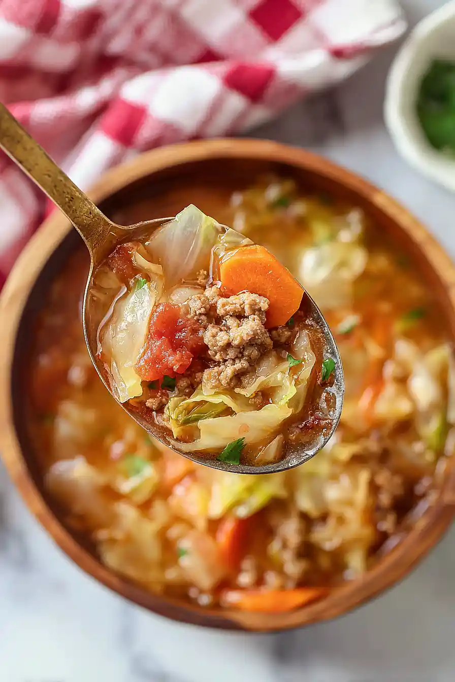 Best Instant Pot Cabbage Soup with Ground Turkey