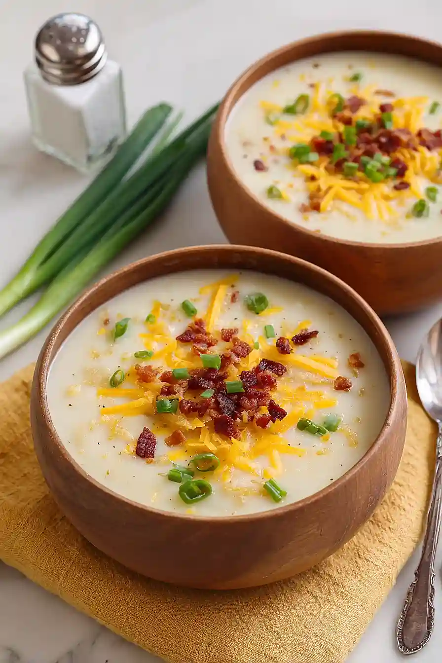 Quick Instant Pot Potato Soup with Hashbrowns