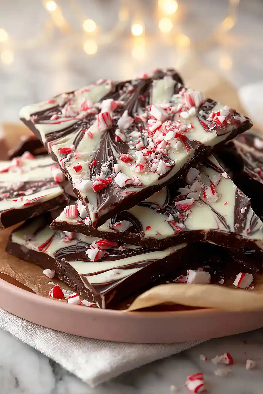 Sweet Swirled Peppermint Bark