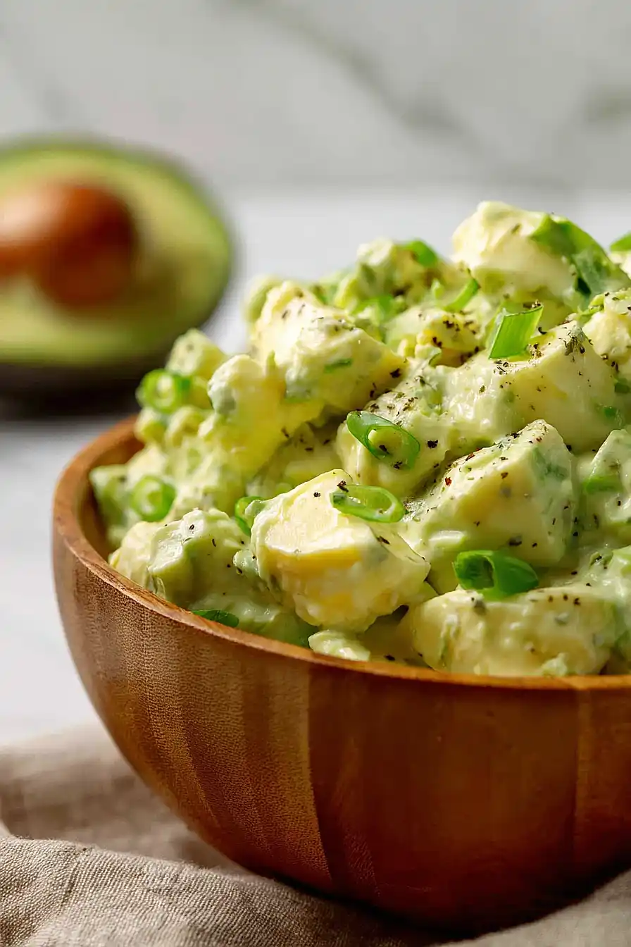 Creamy Avocado Egg Salad with Cottage Cheese