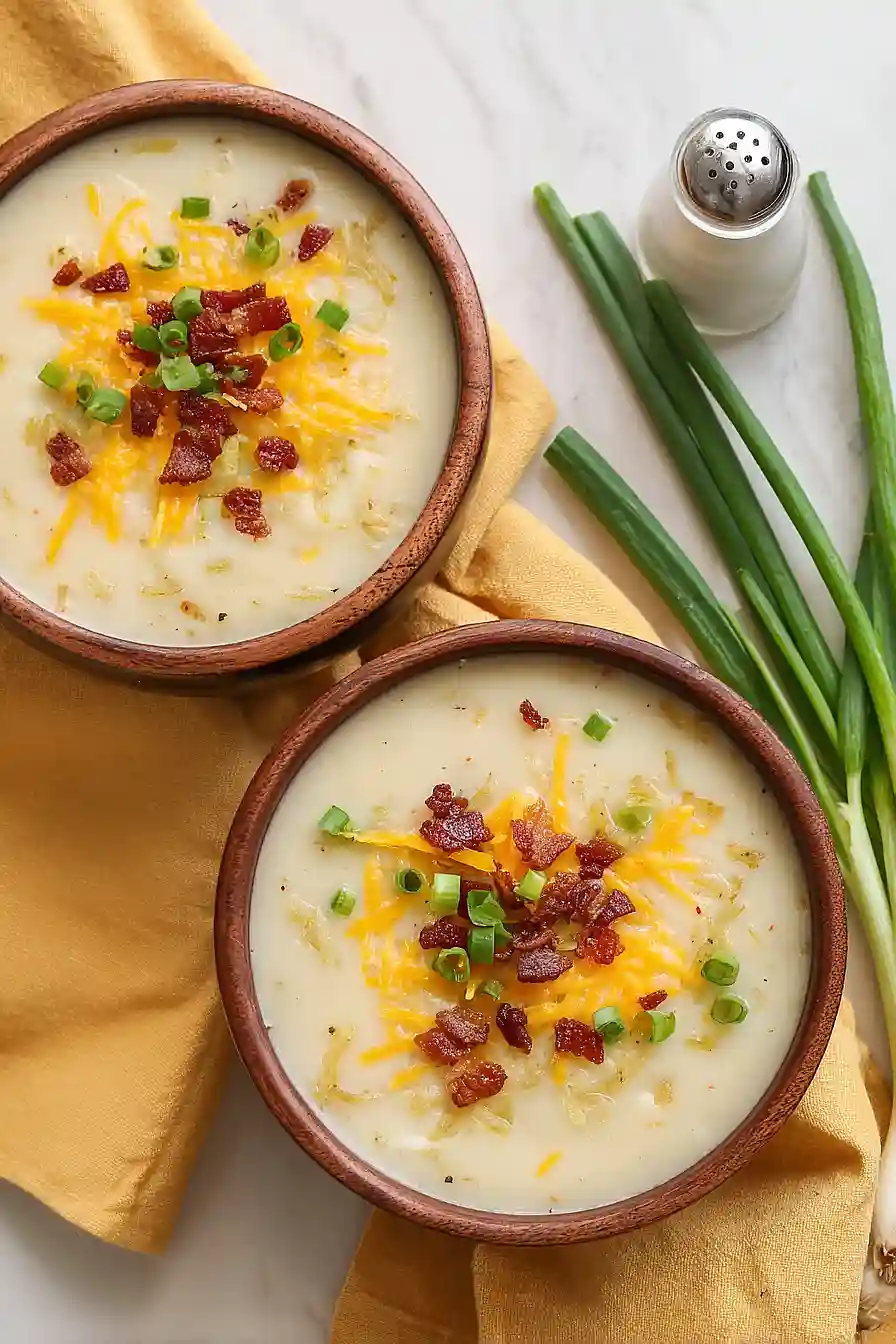 Quick Instant Pot Potato Soup with Hashbrowns