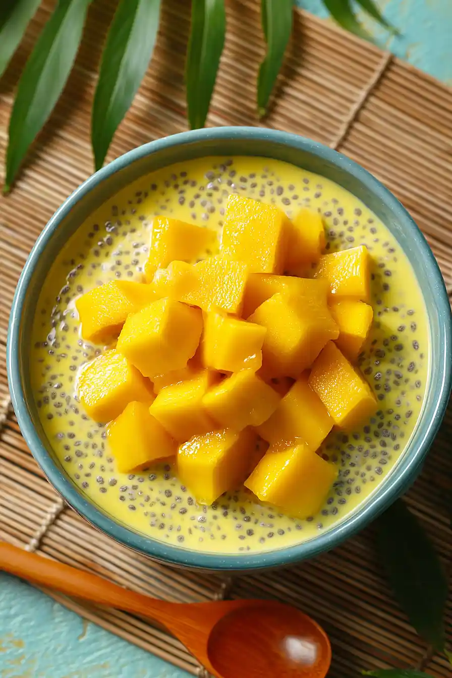 Homemade Mango Chia Pudding Cups