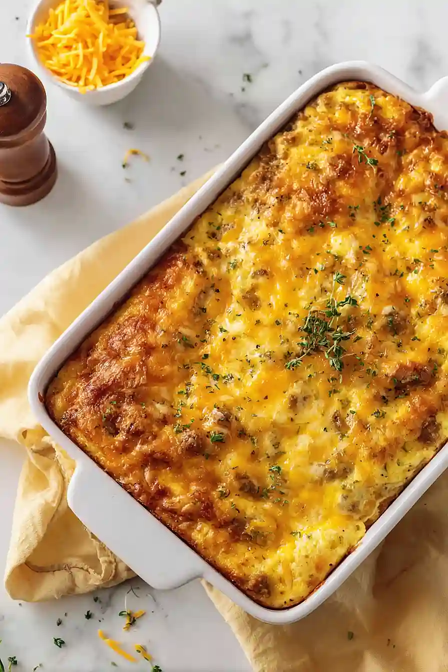 Best Ground Turkey Breakfast Casserole