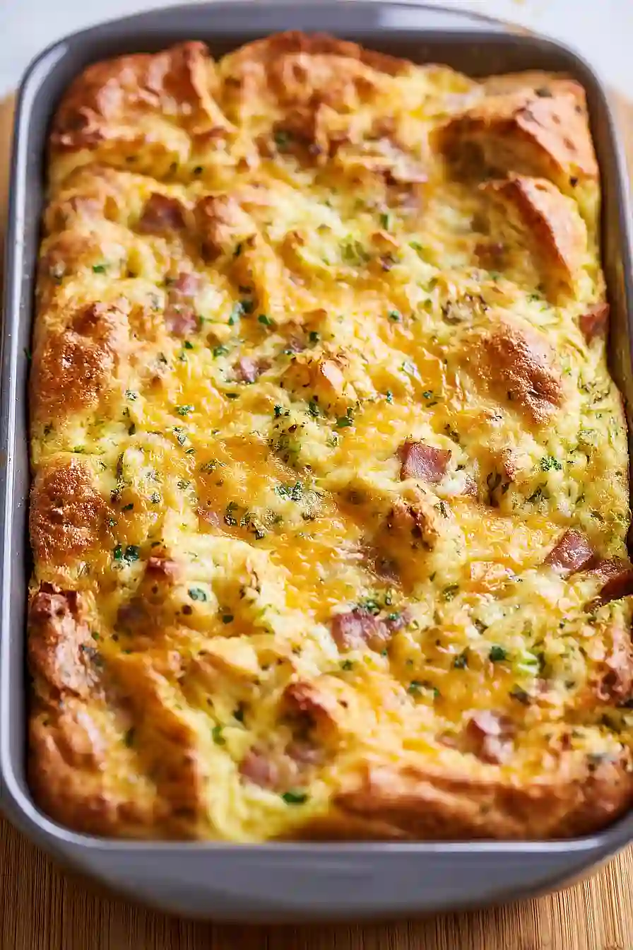Tasty Crescent Roll Breakfast Casserole