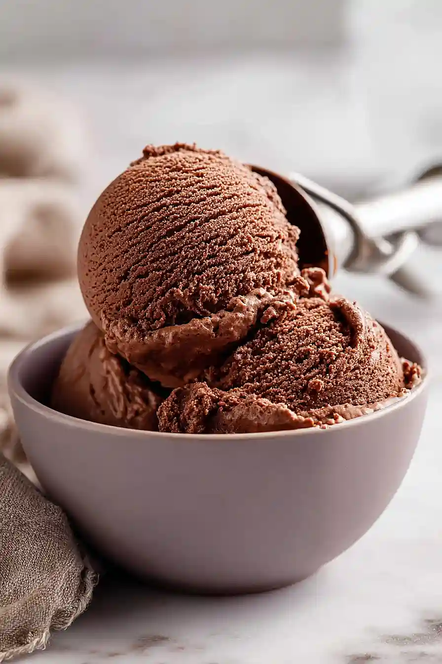 Easy Chocolate Cottage Cheese Ice Cream