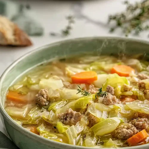 Best Diet Cabbage Soup with Ground Turkey