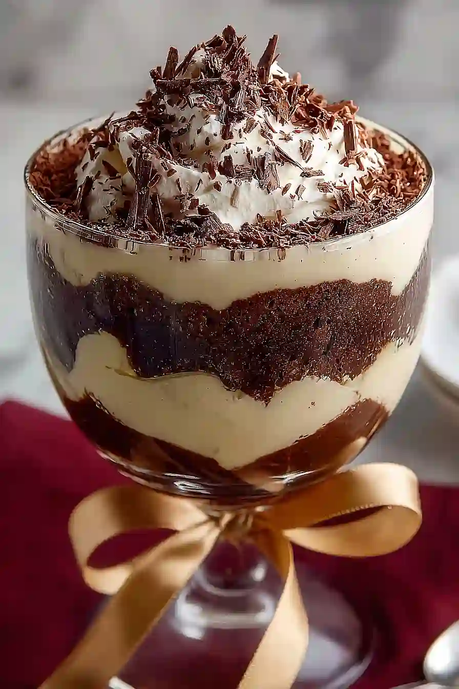 Homemade Irish Coffee Trifle