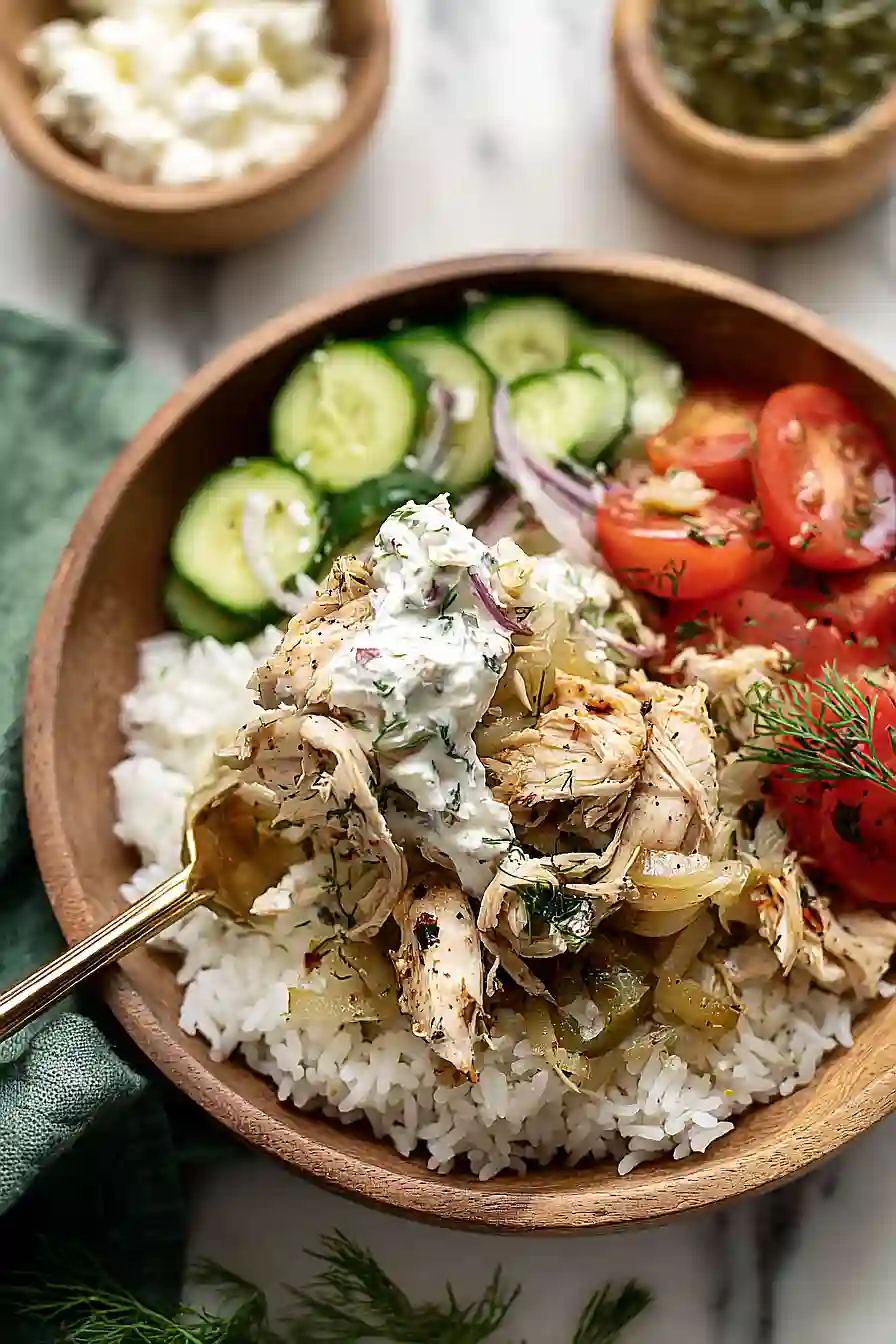 Easy Slow Cooker Greek Chicken