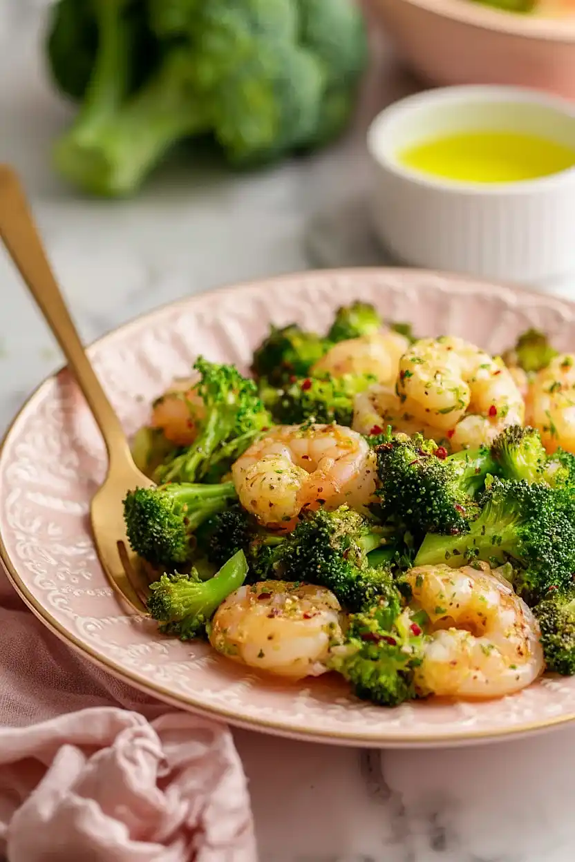 Healthy Shrimp and Broccoli