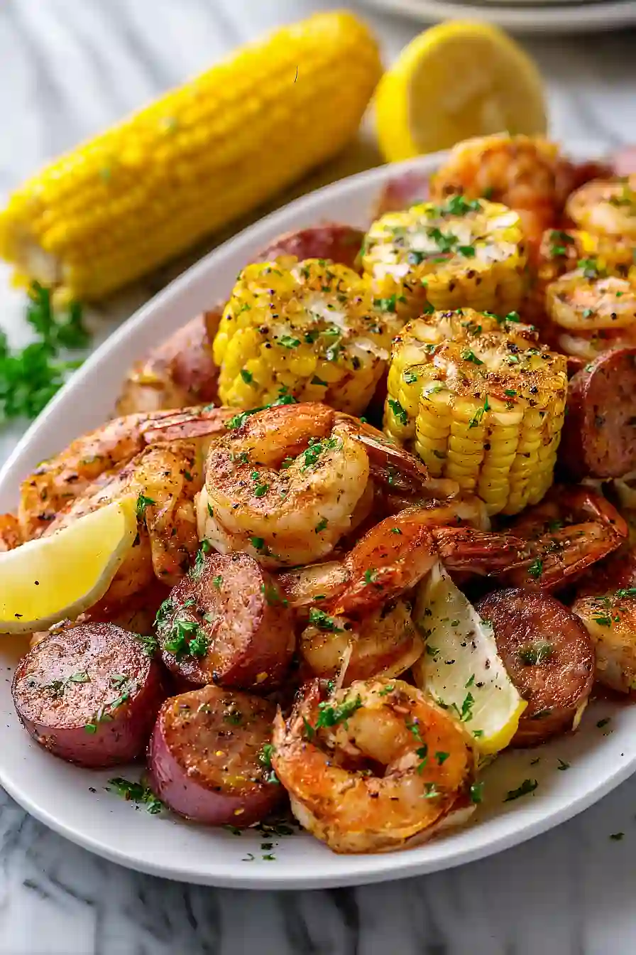 Simple Shrimp Foil Packets in Oven