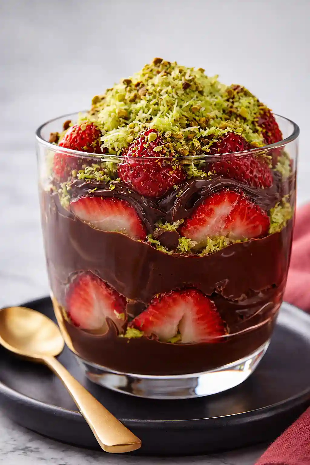 Easy Kunafa Chocolate Covered Strawberries