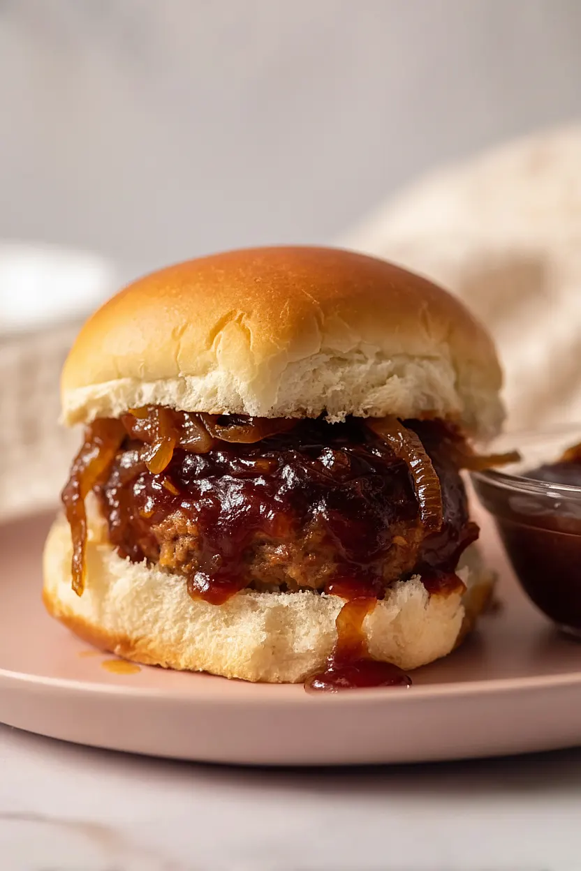 Amazing BBQ Ground Turkey Sliders