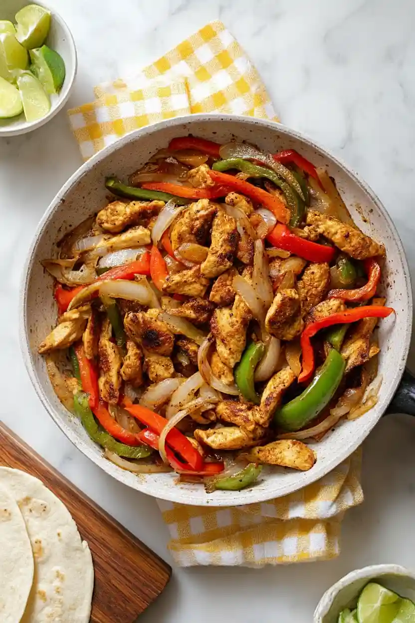 Homemade Chicken Thigh Fajitas