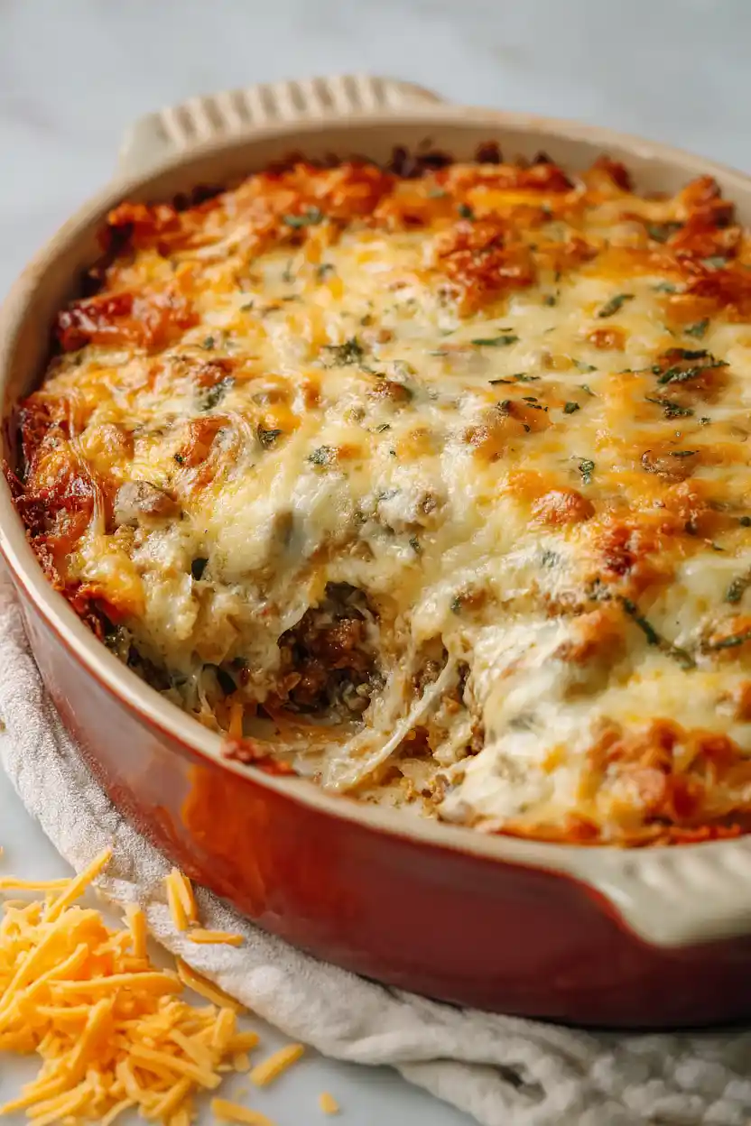 High Protein Ground Turkey Casserole