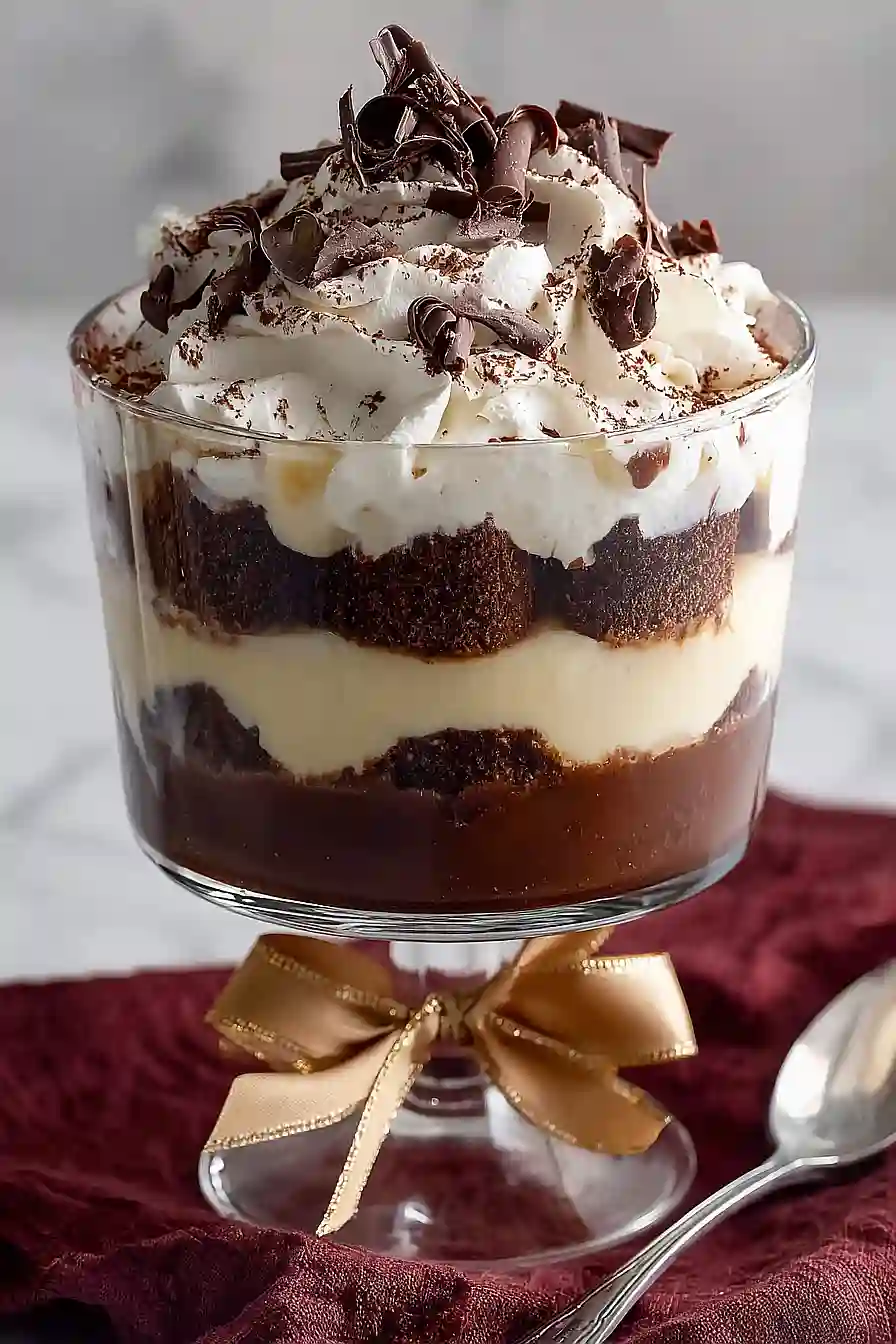 Homemade Irish Coffee Trifle