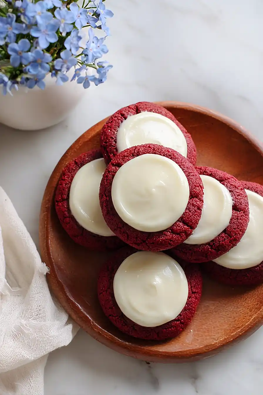 Gluten-Free Red Velvet Cookies