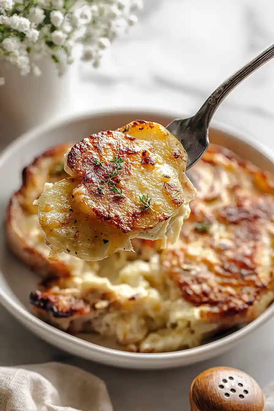 Simple Pork Chop and Potato Casserole