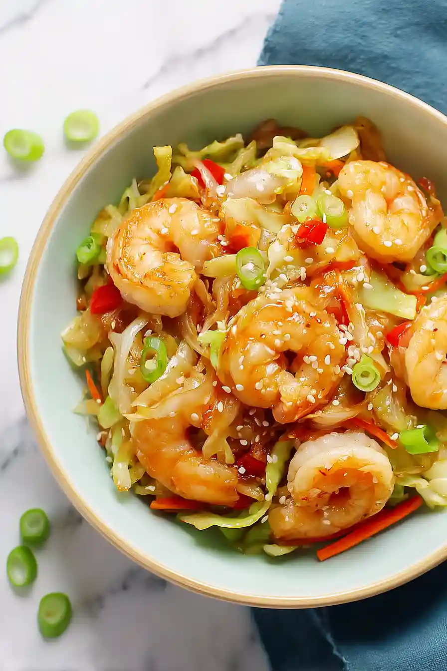 15-Minute Shrimp Egg Roll in a Bowl