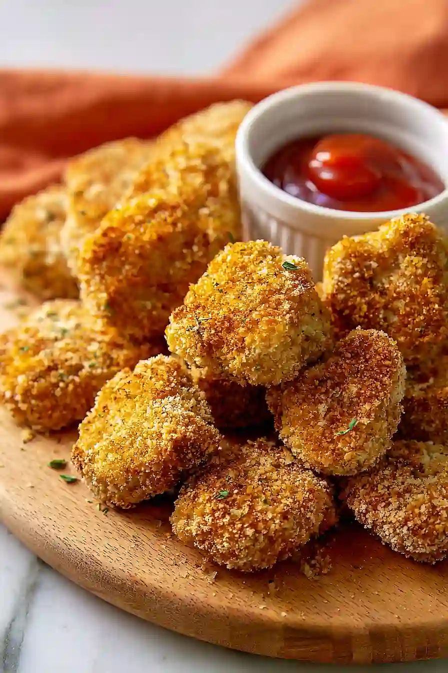 Quick Baked Ground Turkey Nuggets