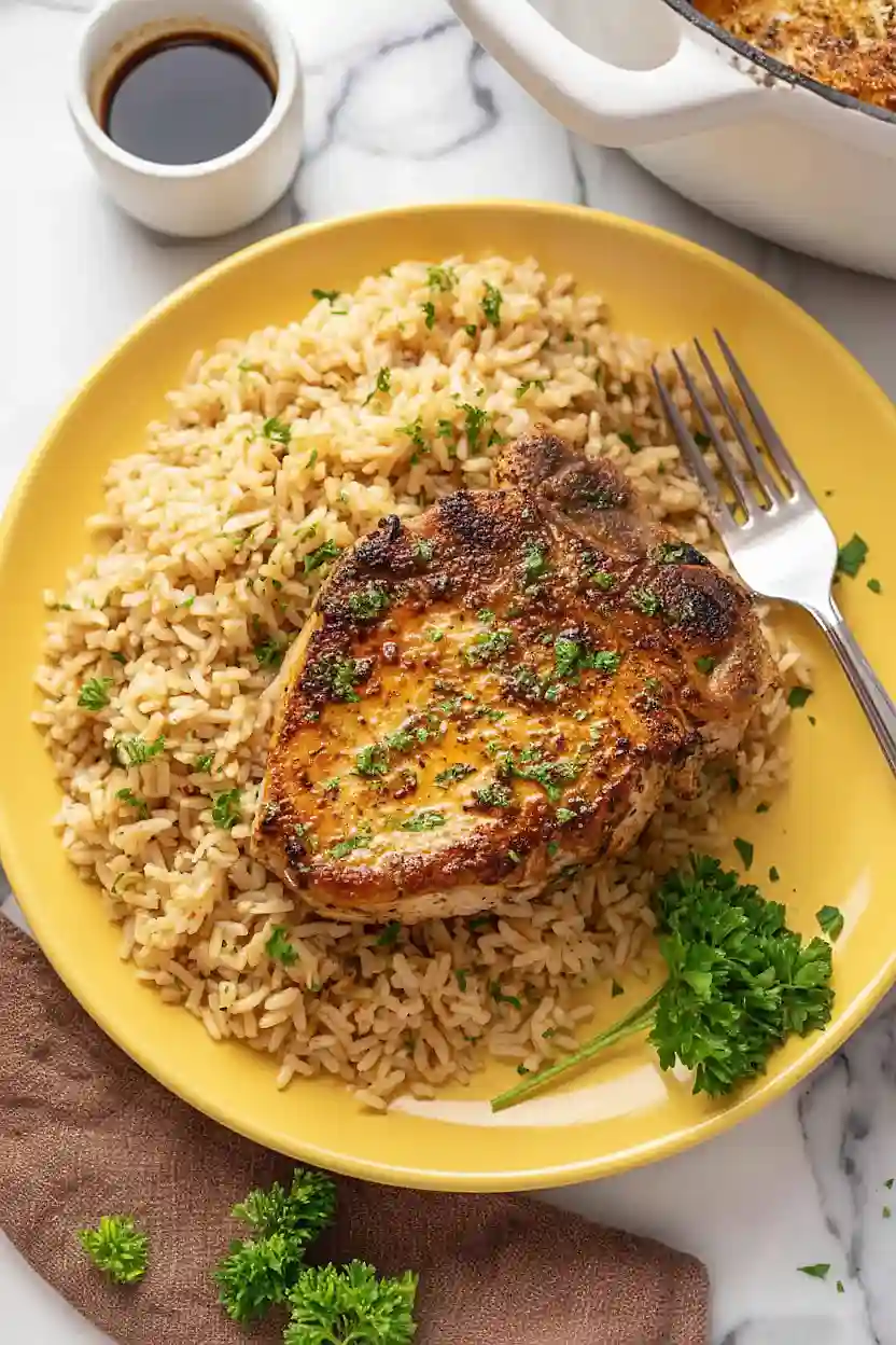 Classic Pork Chop and Rice Casserole