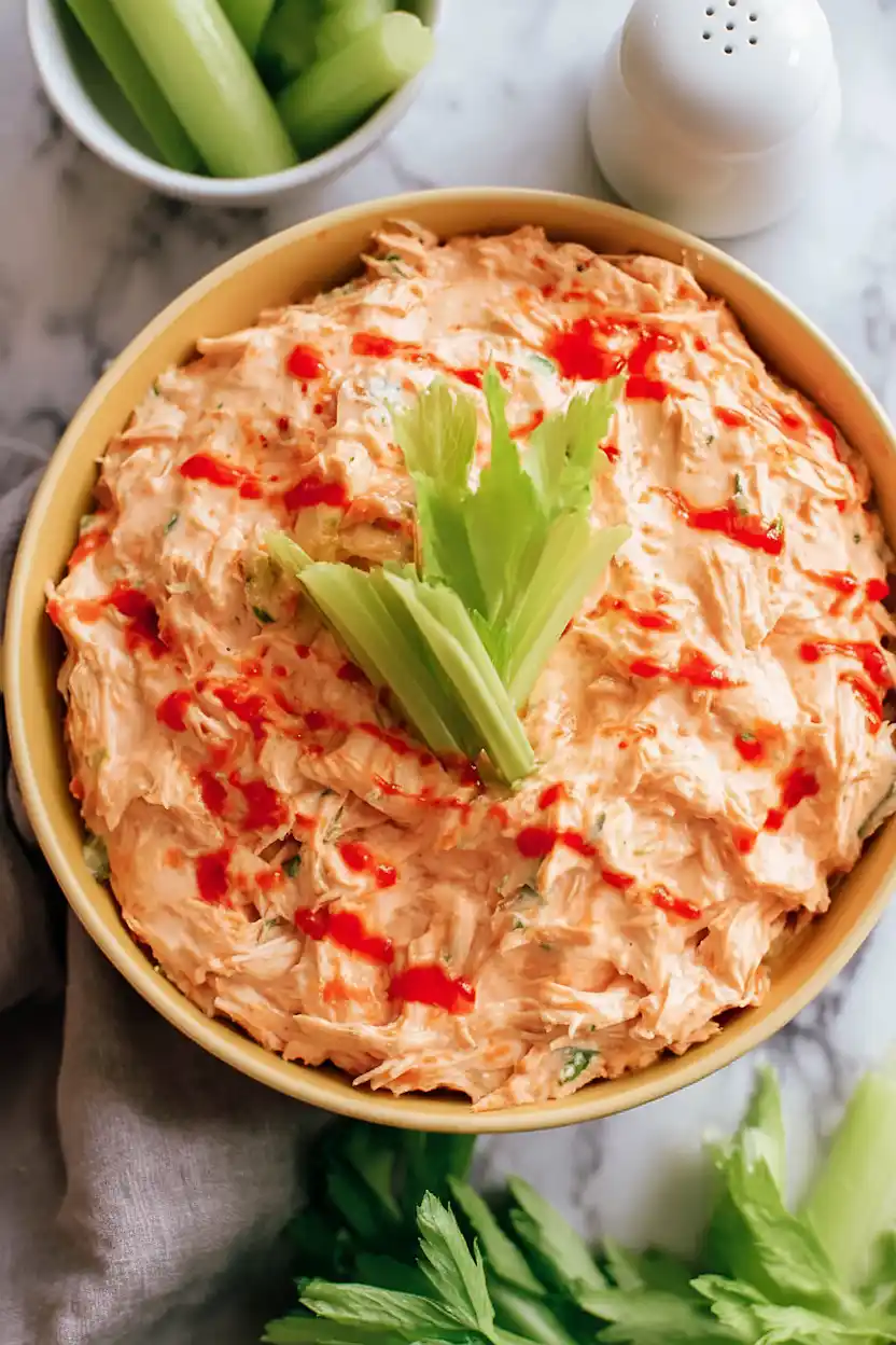 Simple Cold Buffalo Chicken Dip