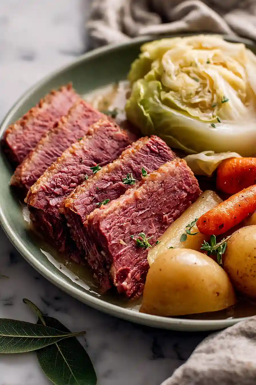 Irish Dutch Oven Corned Beef and Cabbage