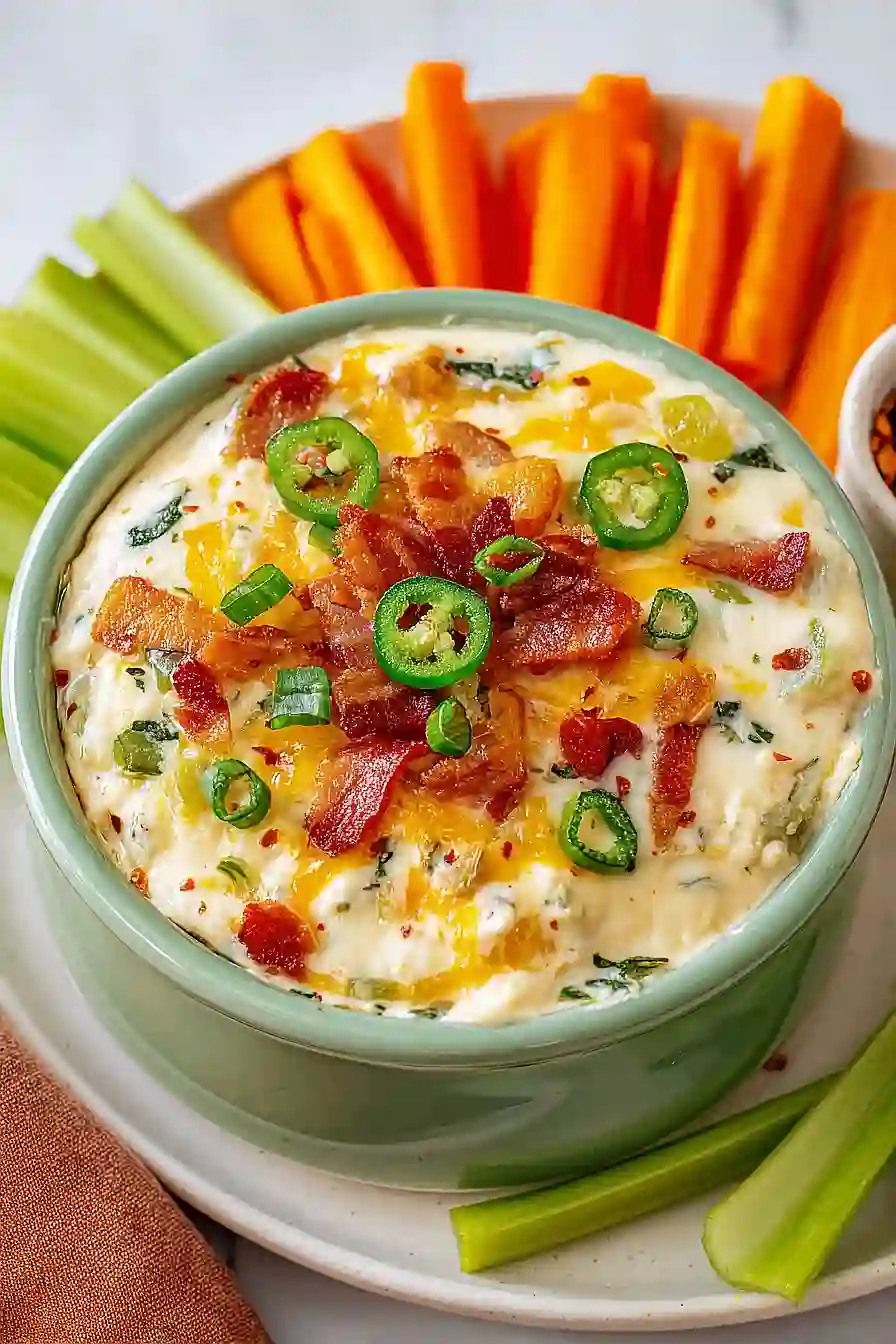 Spicy Crockpot Jalapeno Popper Dip