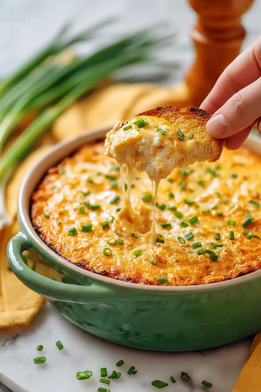 Homemade Air Fryer Buffalo Chicken Dip
