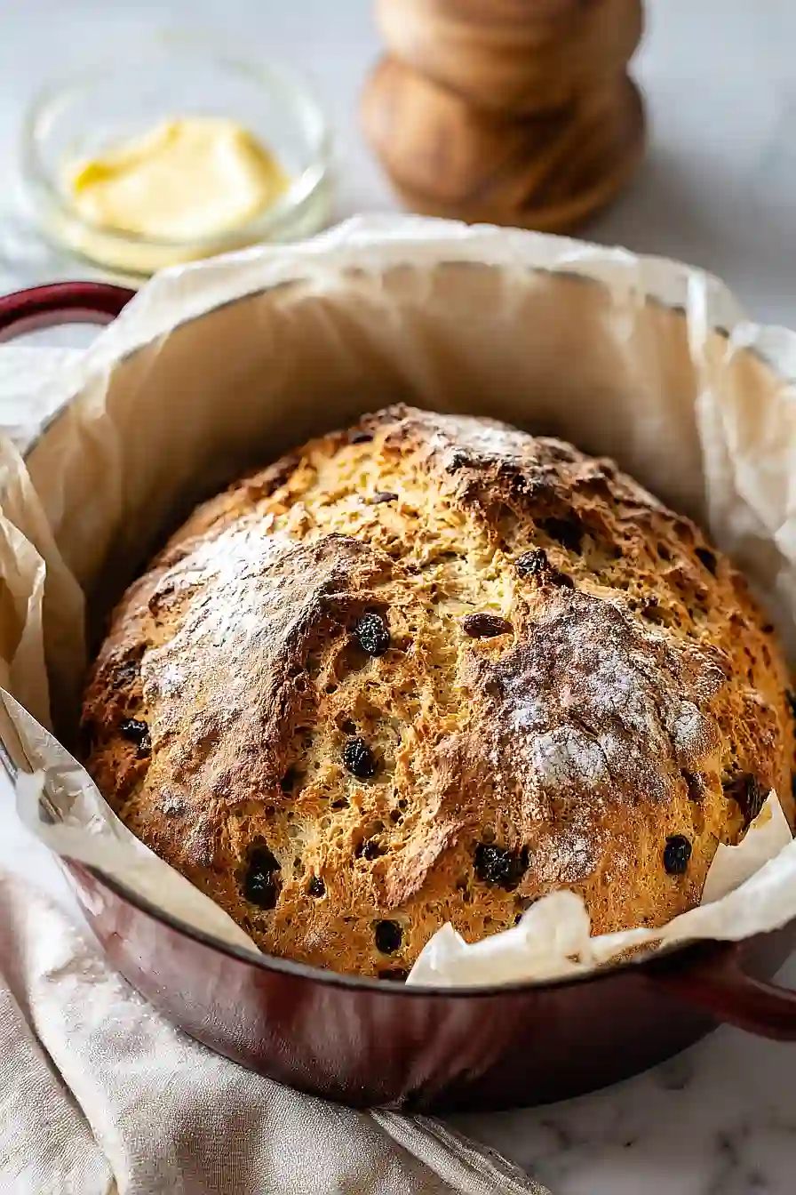 Classic Irish Soda Bread in a Dutch Oven