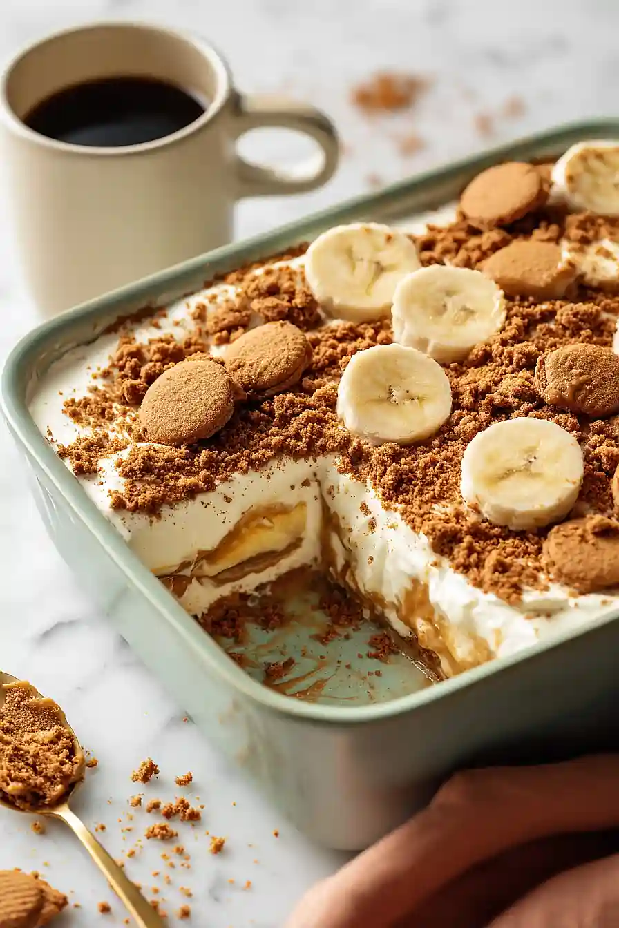 Homemade Biscoff Banana Pudding