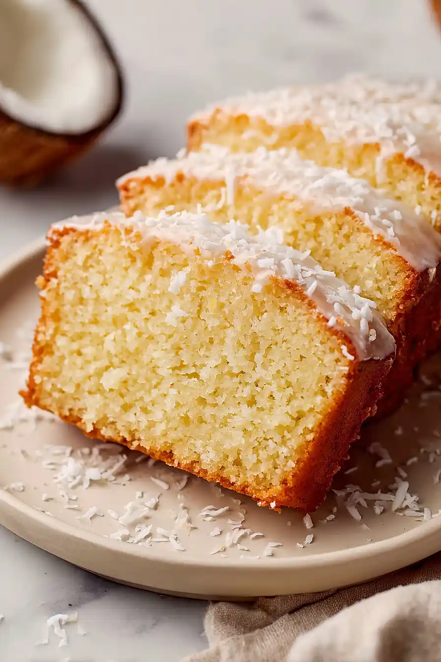Sweet Coconut Loaf Cake