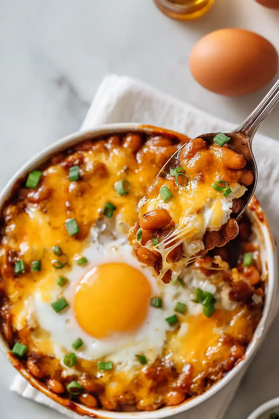 Irresistible Egg and Baked Beans