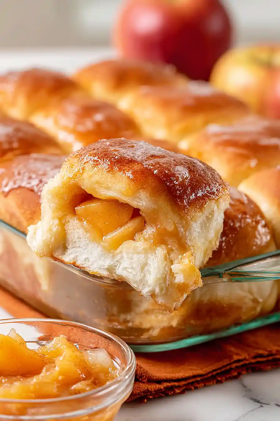 Sweet Apple Hawaiian Roll Sliders