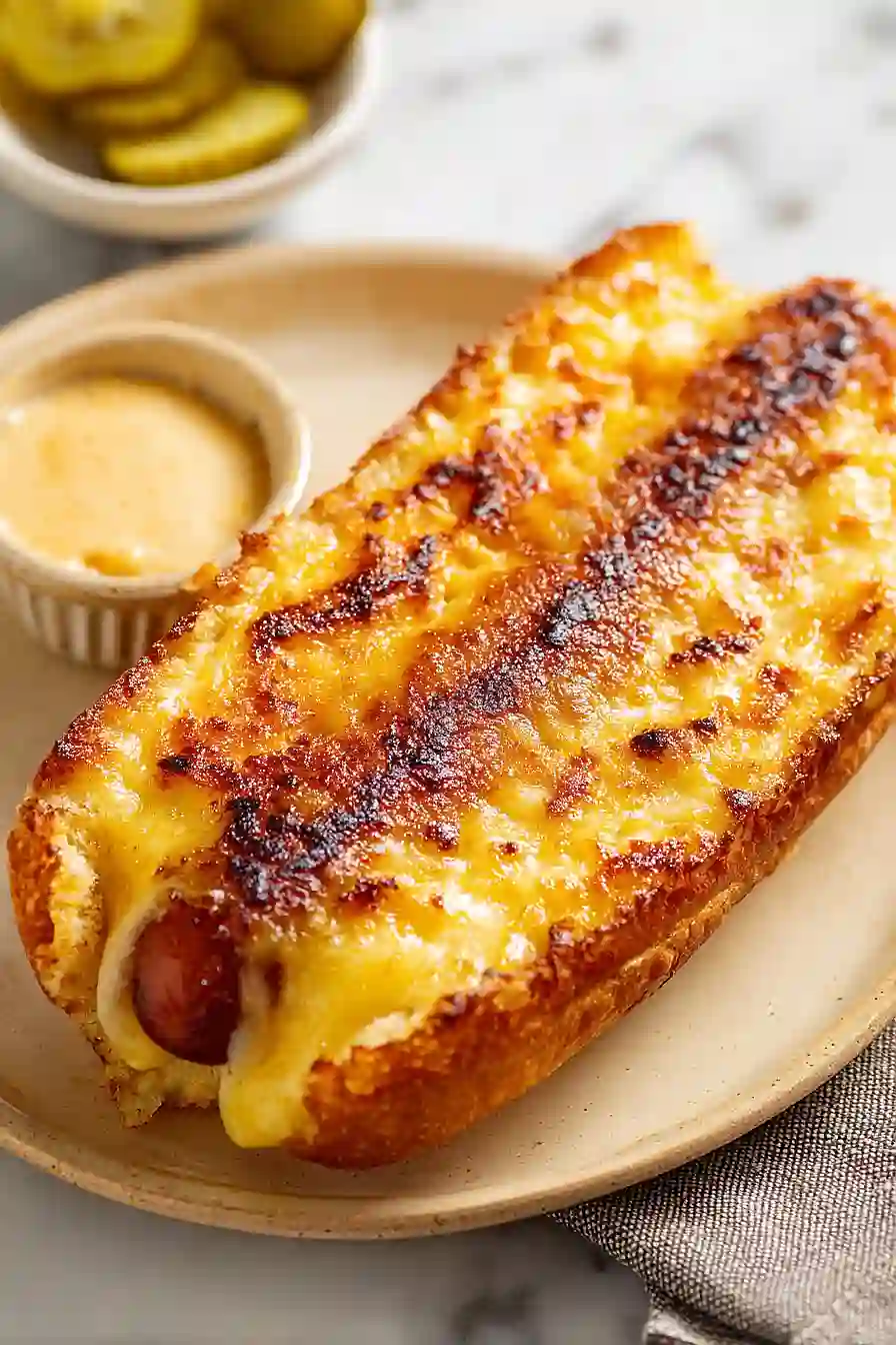 Tasty Grilled Cheese Hot Dog